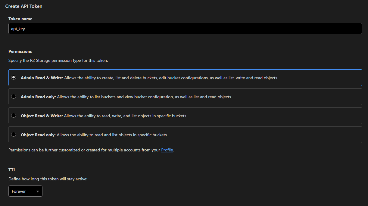 Obtaining Cloudflare R2 Credentials